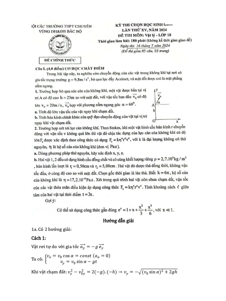 Đáp Án DHBB 2024 - 10 | PDF