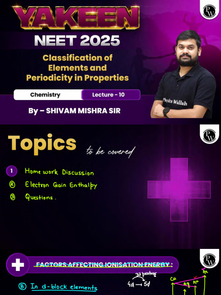 Classification Of Elements And Periodicity In Properties 10 Class Notes