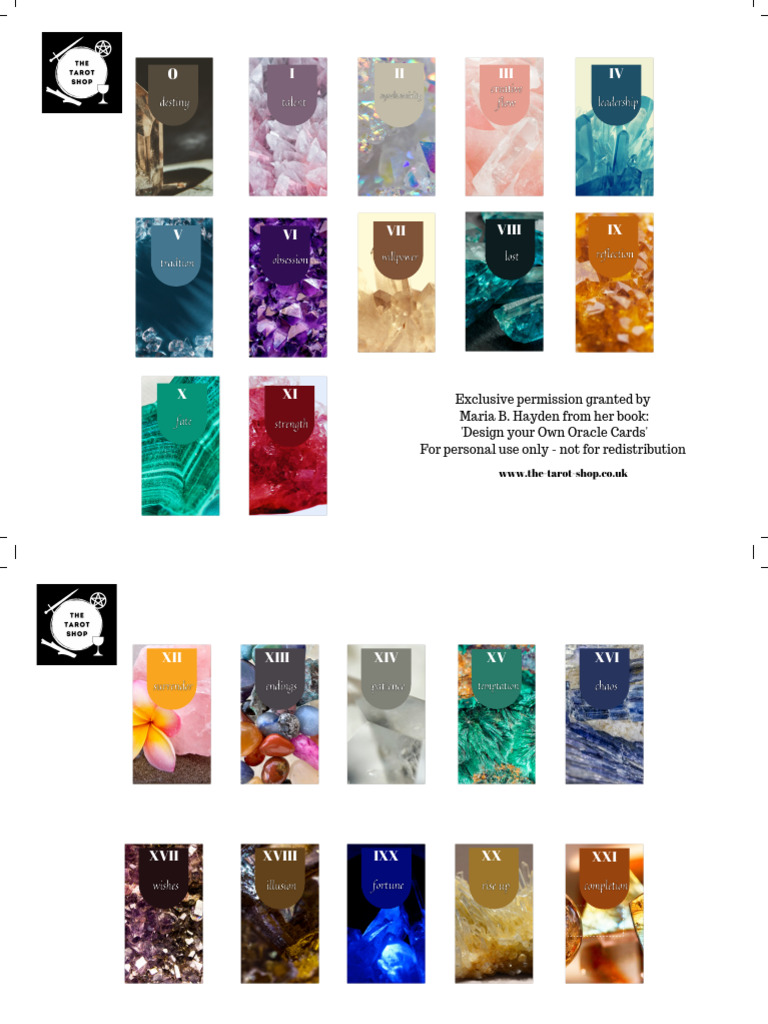 Oracle Card Printable 1 | PDF