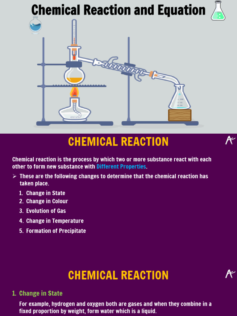 Chemical Reaction and Equation | PDF