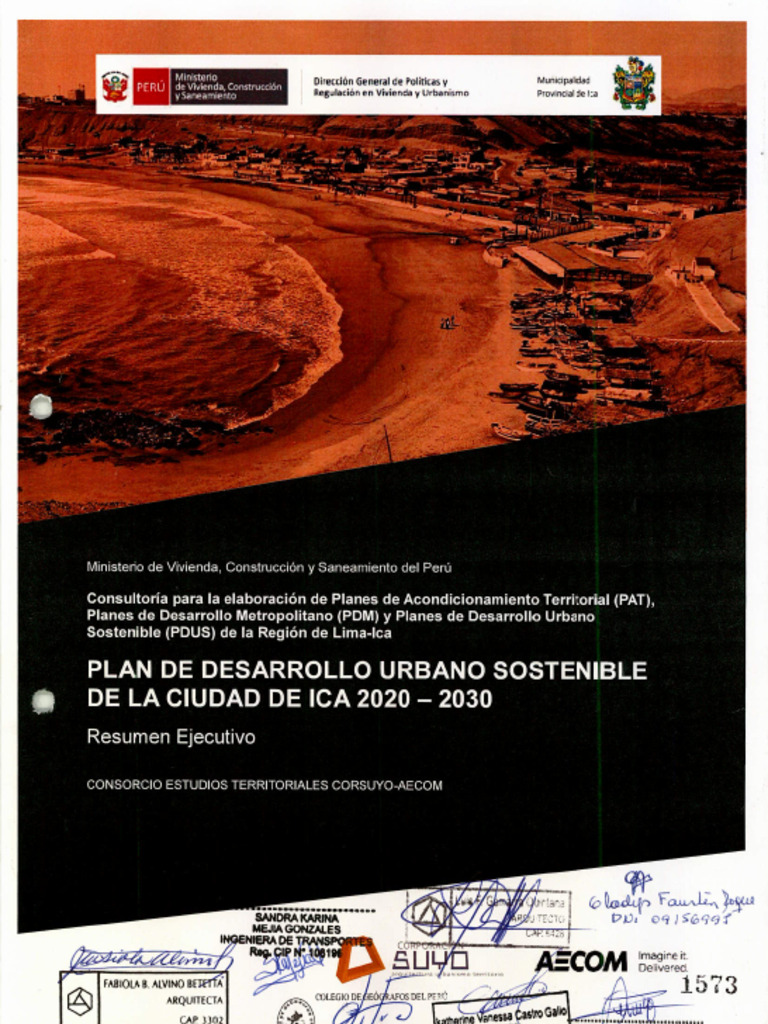 PDU ICA - Resumen Ejecutivo | PDF