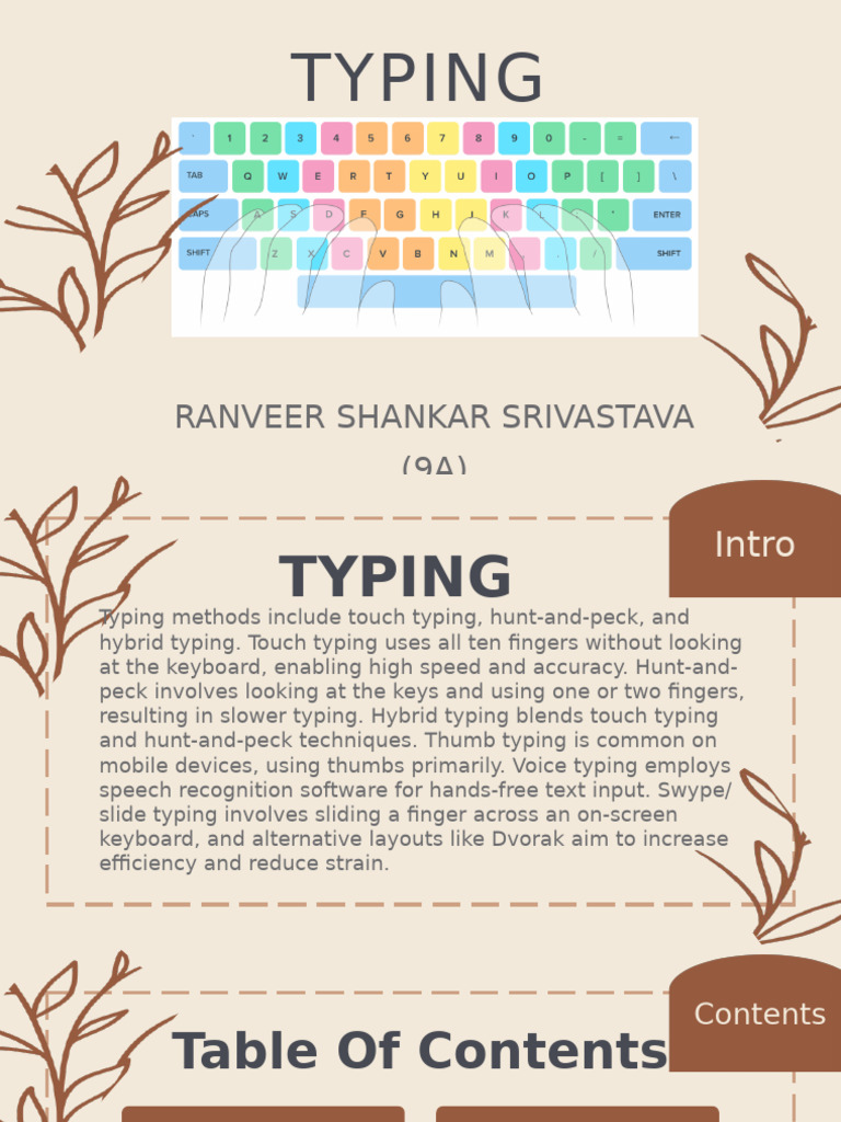 Typing Method | PDF