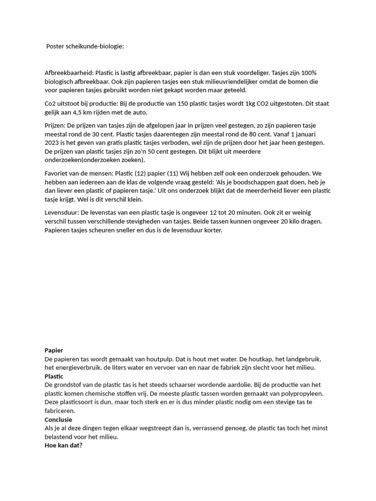 Poster Scheikunde | PDF