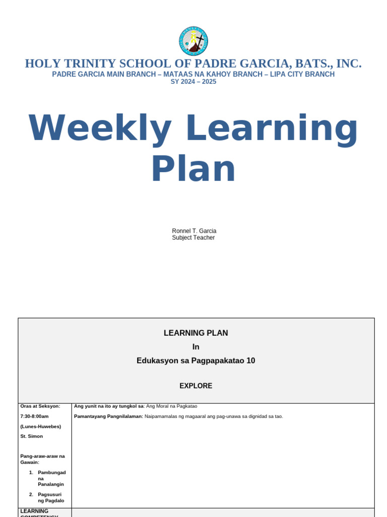 ESP 10 5th Week 2024 2025 | PDF