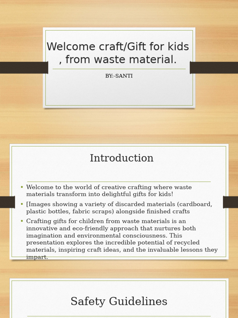 From Waste Material | PDF
