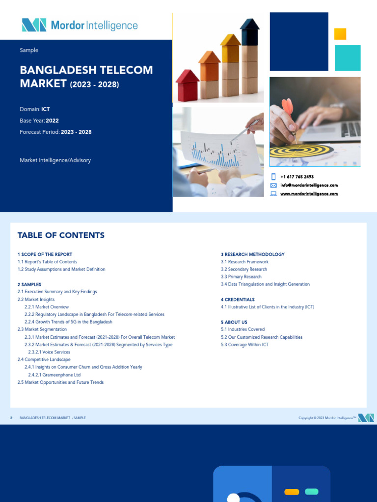 Bangladesh Telecom Market (2023 - 2028) | PDF | Voice Over Ip | Computers