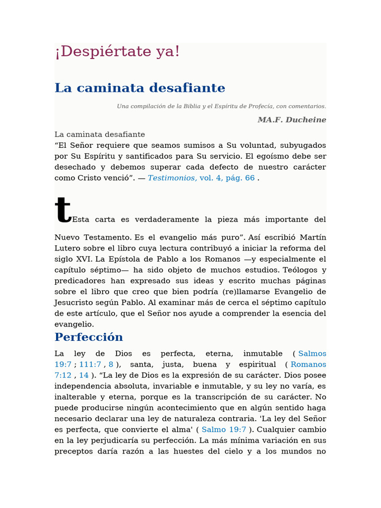 Despiértate Ya | PDF