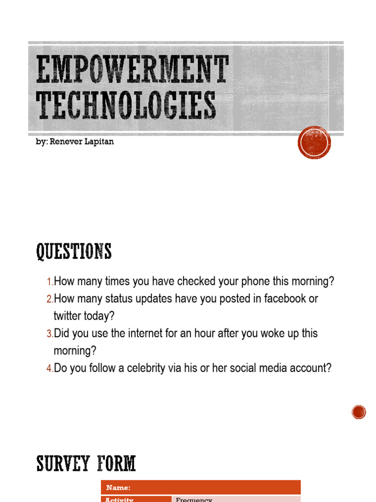 Ict Me and My Community | PDF