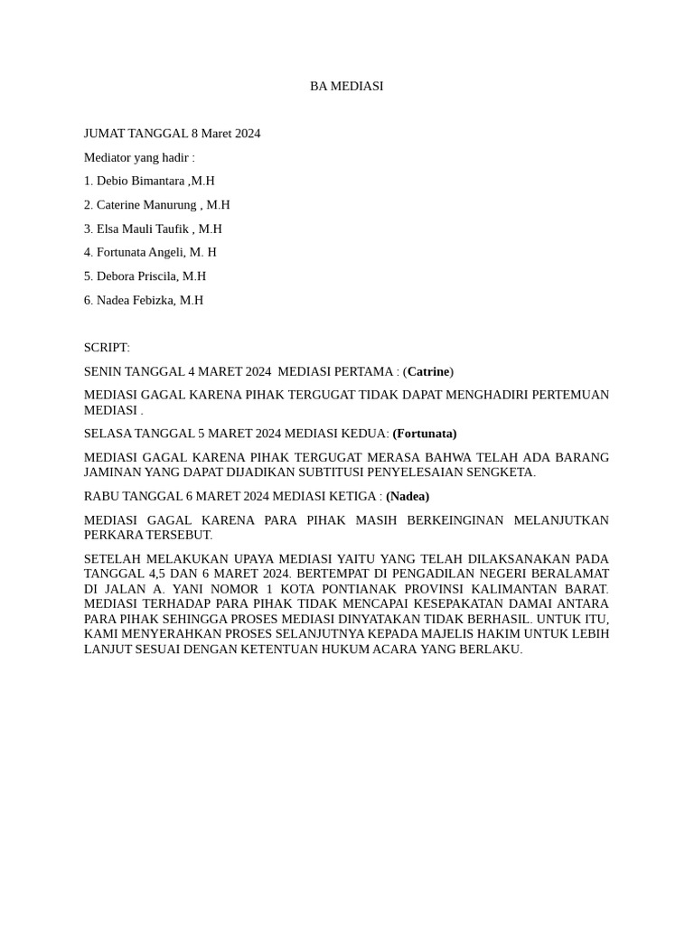 Script Mediator | PDF