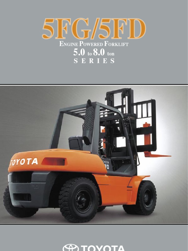 05 Toyota - 5FG 5 8 | PDF | Diesel Engine | Engines