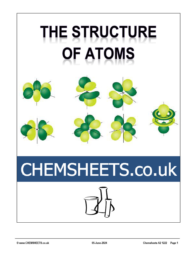 Chemsheets-AS-1222-Atomic-structure | PDF