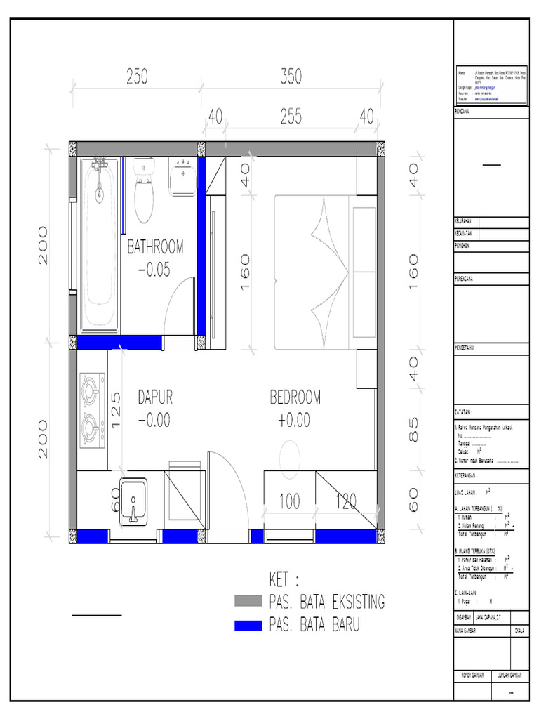 Denah Kamar 4X6 | PDF
