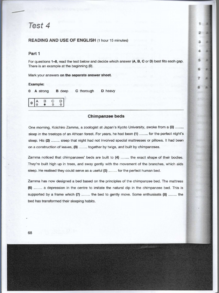 First Certificate Exam To Practice 1 | PDF