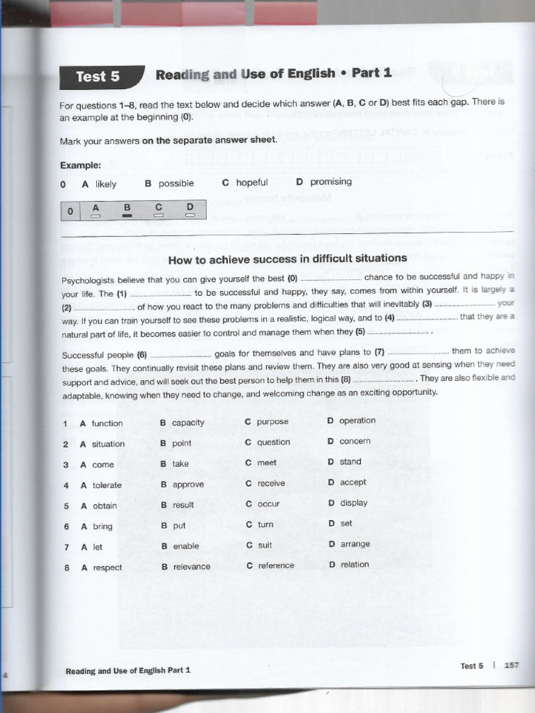 First Certificate Exam To Practice 3 | PDF