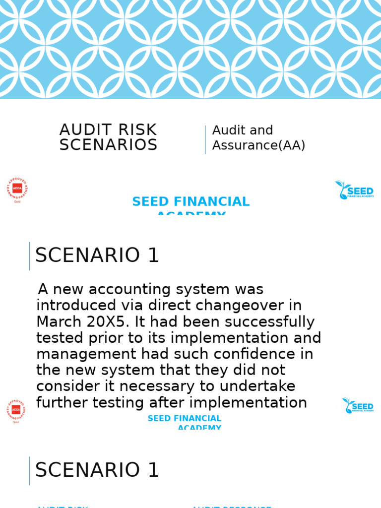Audit Risk Scenarios | PDF