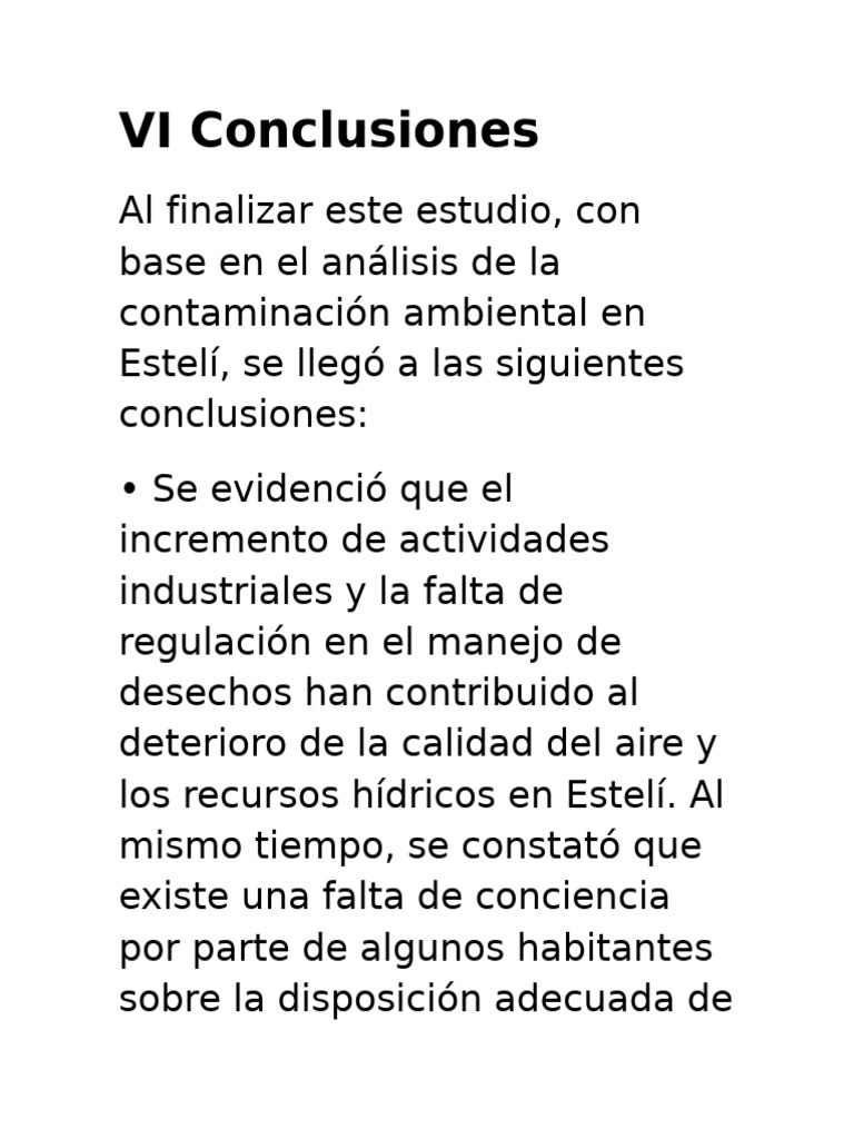 Conclusiones | PDF
