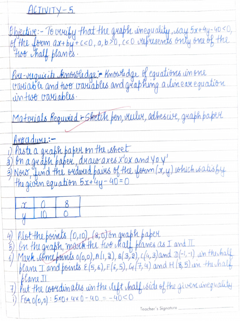 Practical 5, Xi Maths | PDF