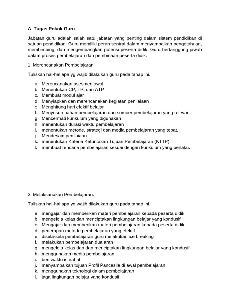 TUPOKSI Format | PDF