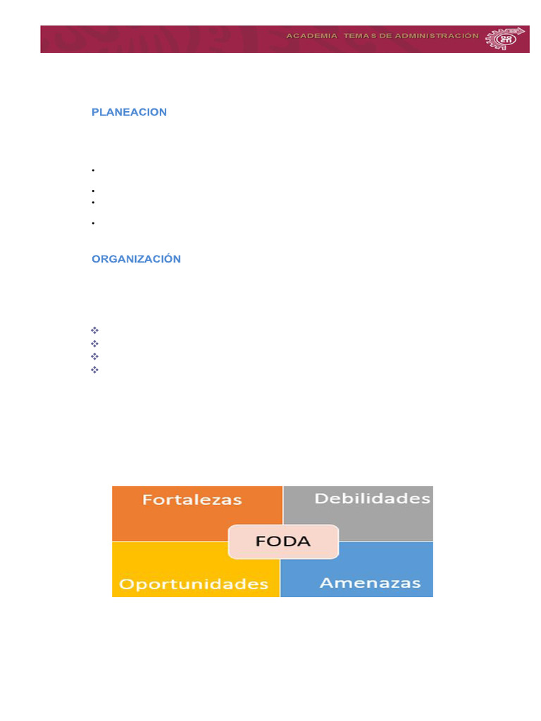TP 4 - Etapas de La Administracion - Planif-Org-Dir-Control | PDF