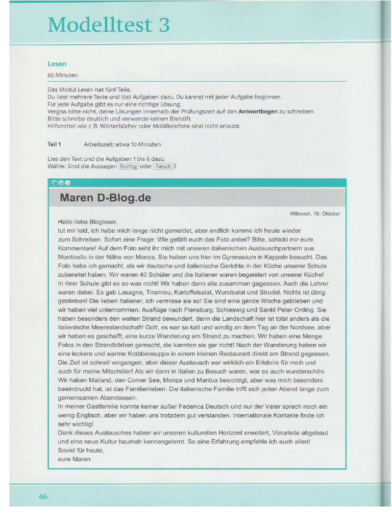 Modeltest 3 | PDF