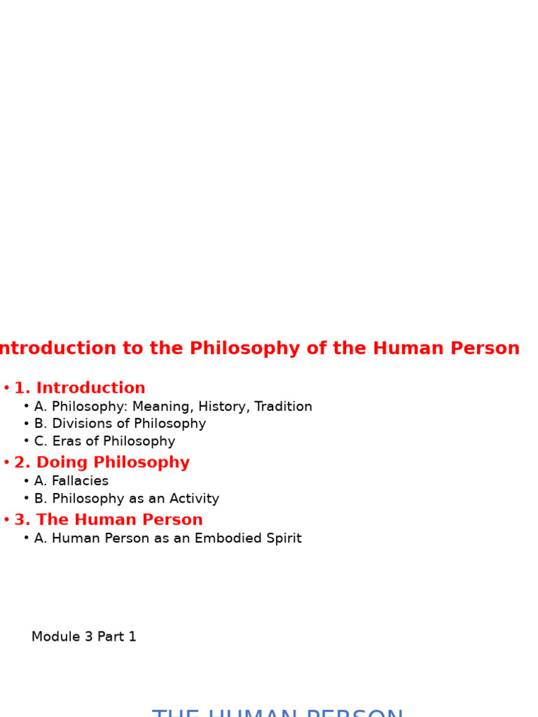 7 The Human Person | PDF