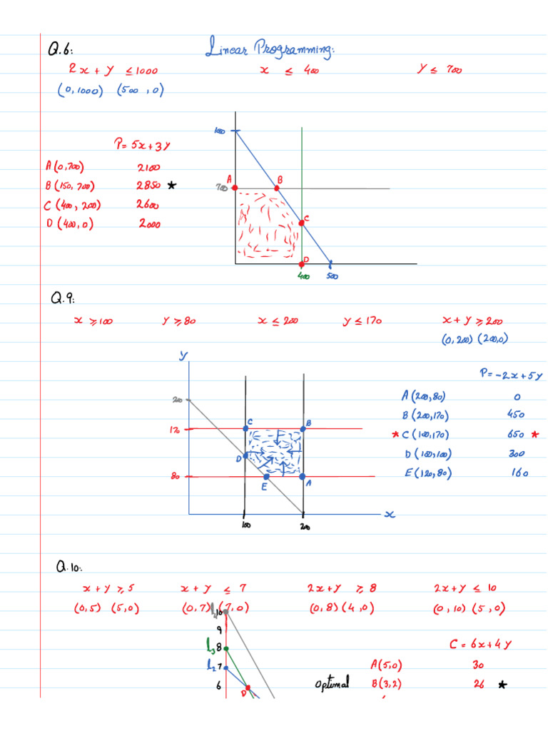 Ch. 4 Linear Programming Handouts-2 | PDF
