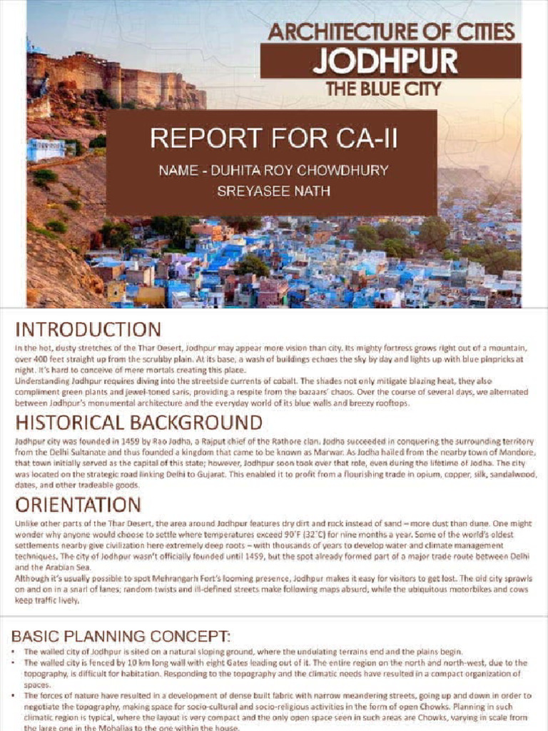 Urban Design Case Study of Old City | PDF