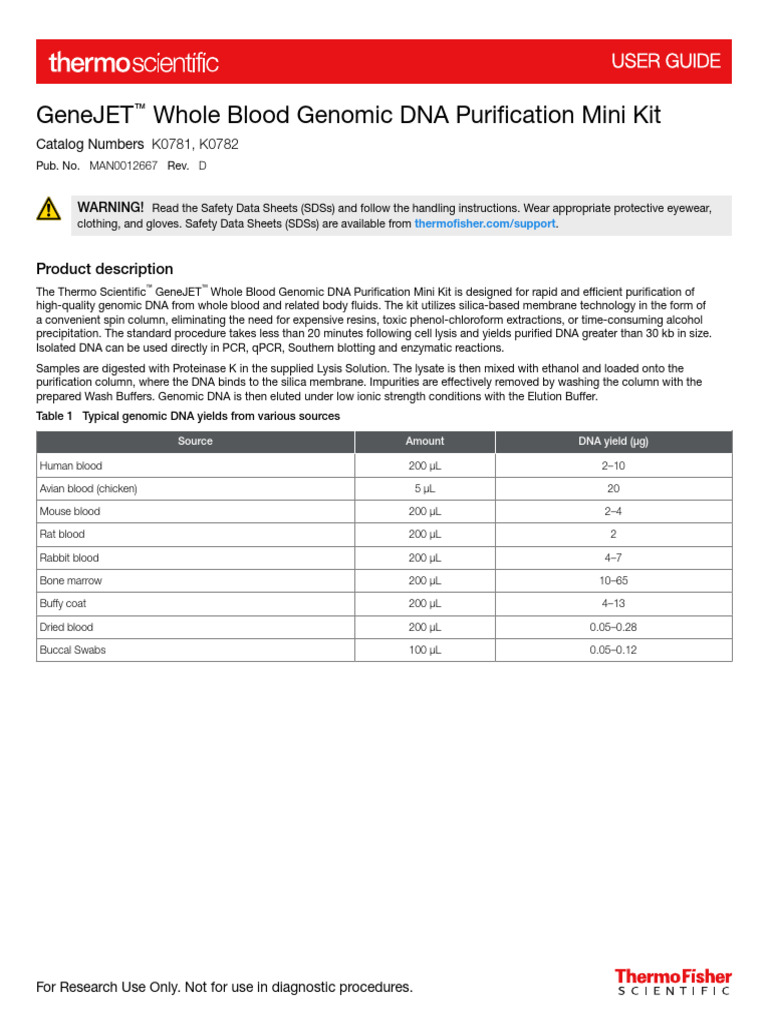 TFS-Assets LSG Manuals MAN0012667 GeneJET Whole Blood Genomic DNA ...