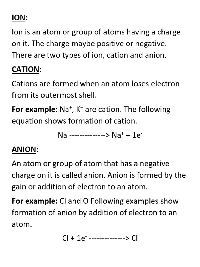 ION Cation - Merged | PDF