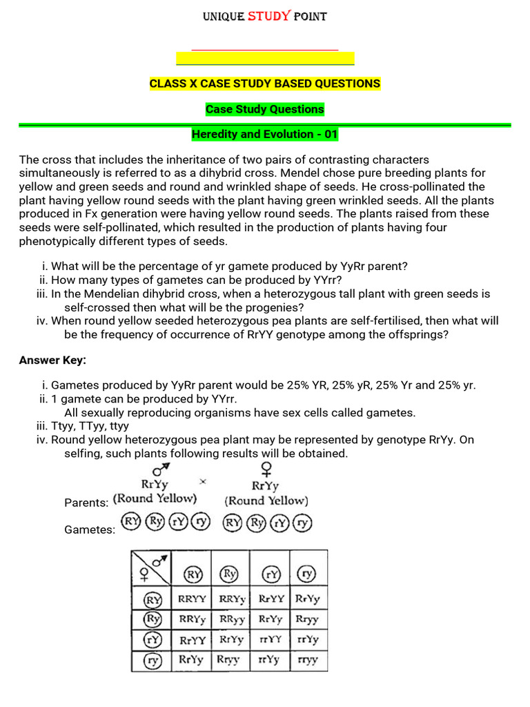 Heridity and Evolution | PDF