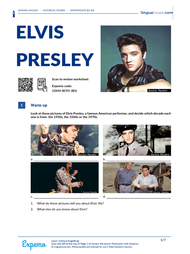 Elvis Presley British English Student | PDF
