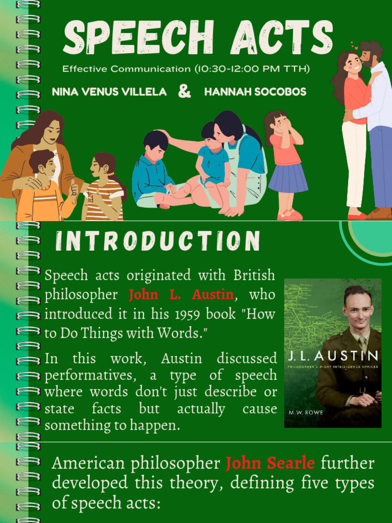 Speech Acts Final Take Home Exam - Villela & Socobos | PDF