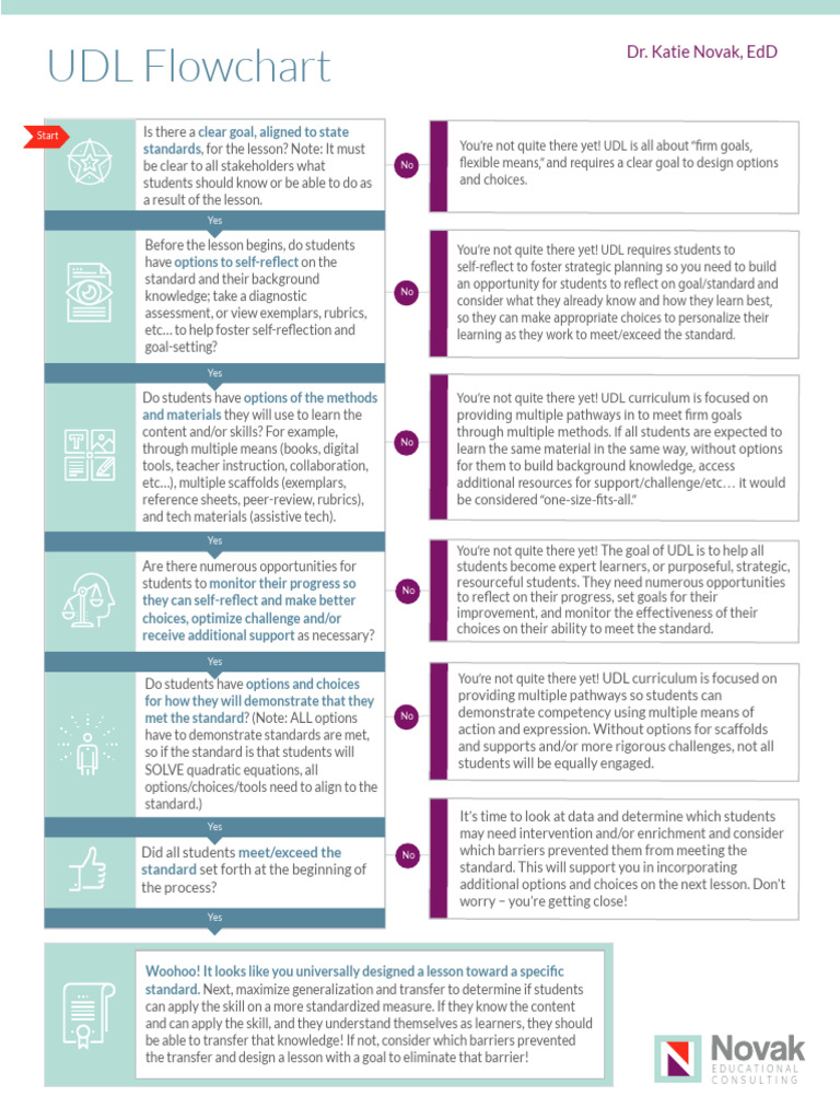 UDL_FlowChart_Novak Education | PDF