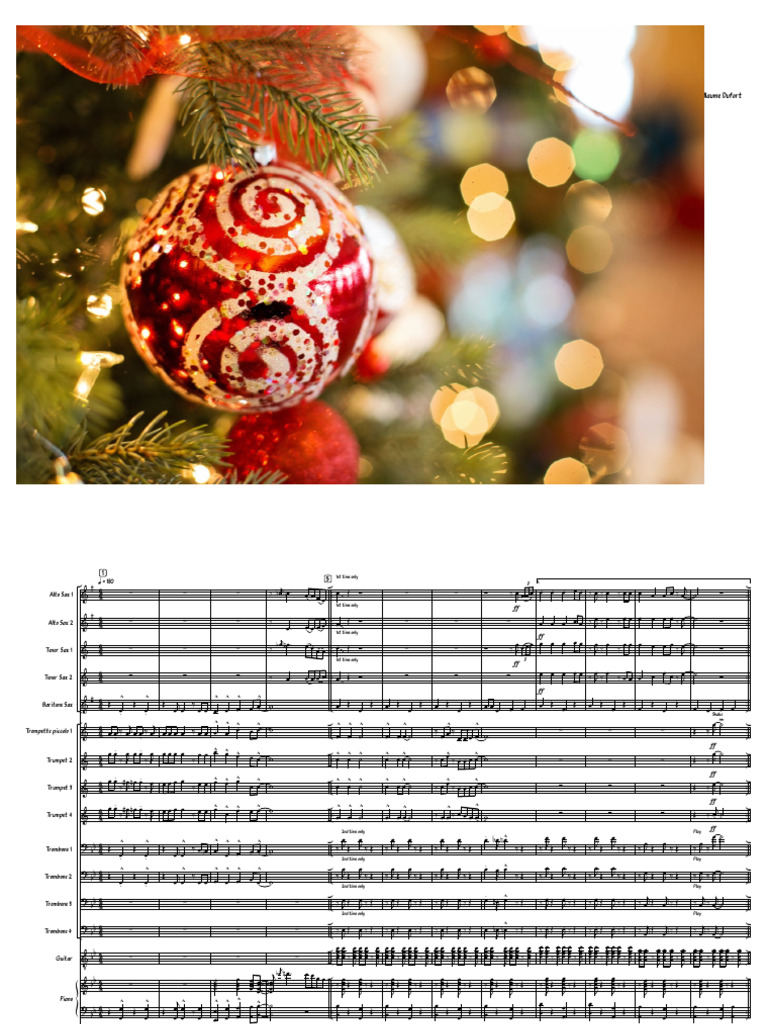 Christmas Mash-Up Swing-Score and Parts | PDF