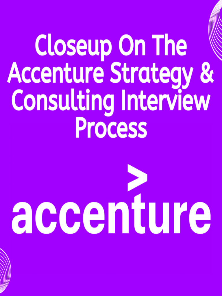 How To Get Into Accenture Strategy Consulting 1688921541 | PDF | Career ...