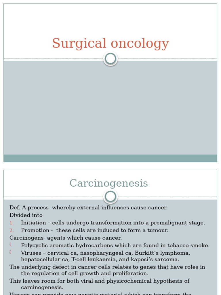 Surgical Oncology | PDF