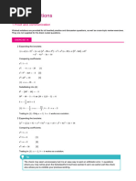 A Level Maths Formula Sheet | PDF | Classical Geometry | Mathematics