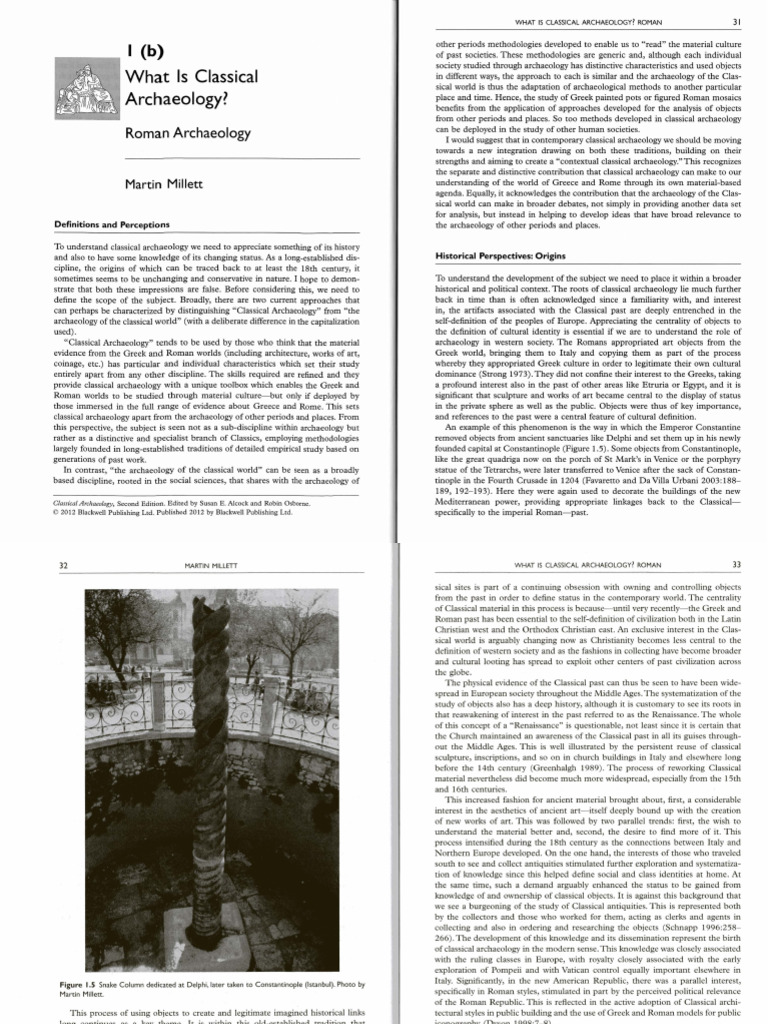 What Is Classical Archaeology | PDF