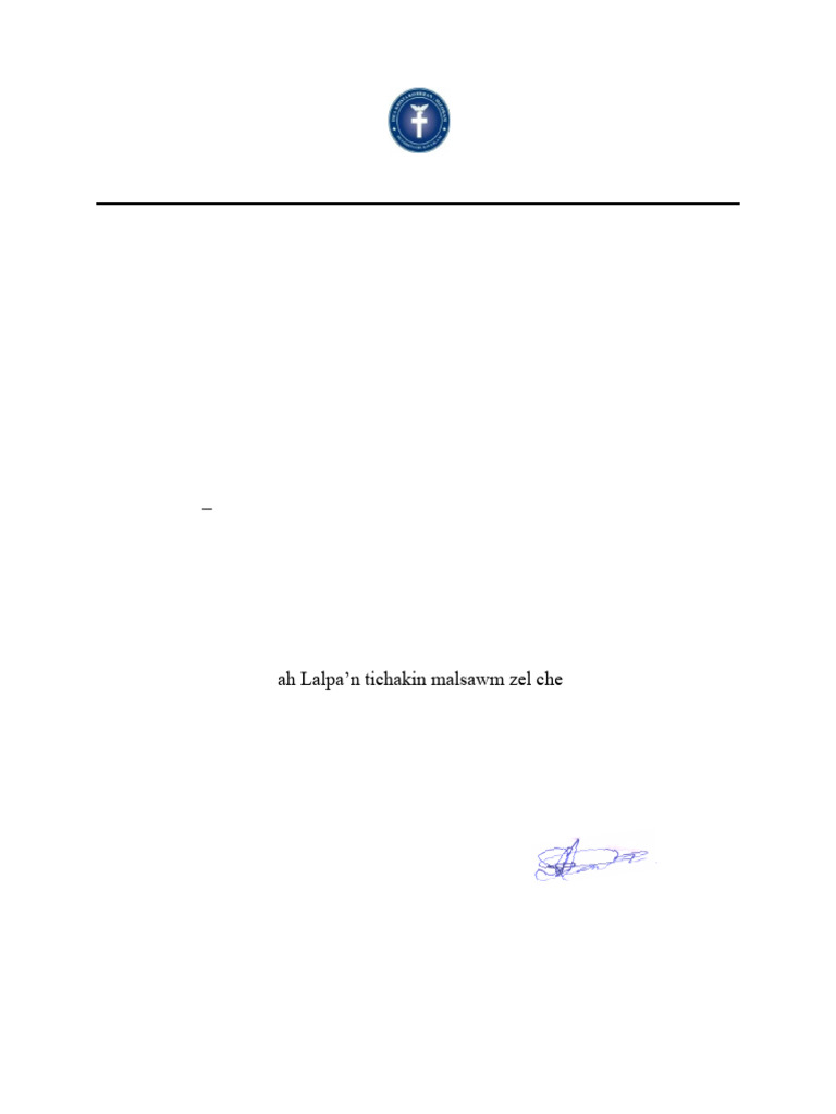 Puilo Kohhran Sawmna | PDF