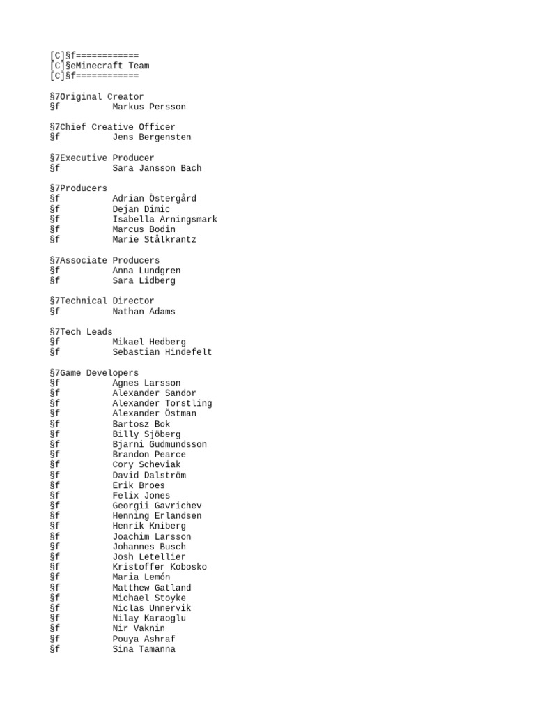 Credits | PDF