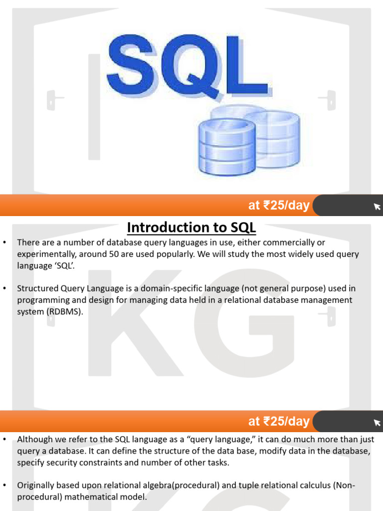 9-SQL Theory Lyst8497 | PDF