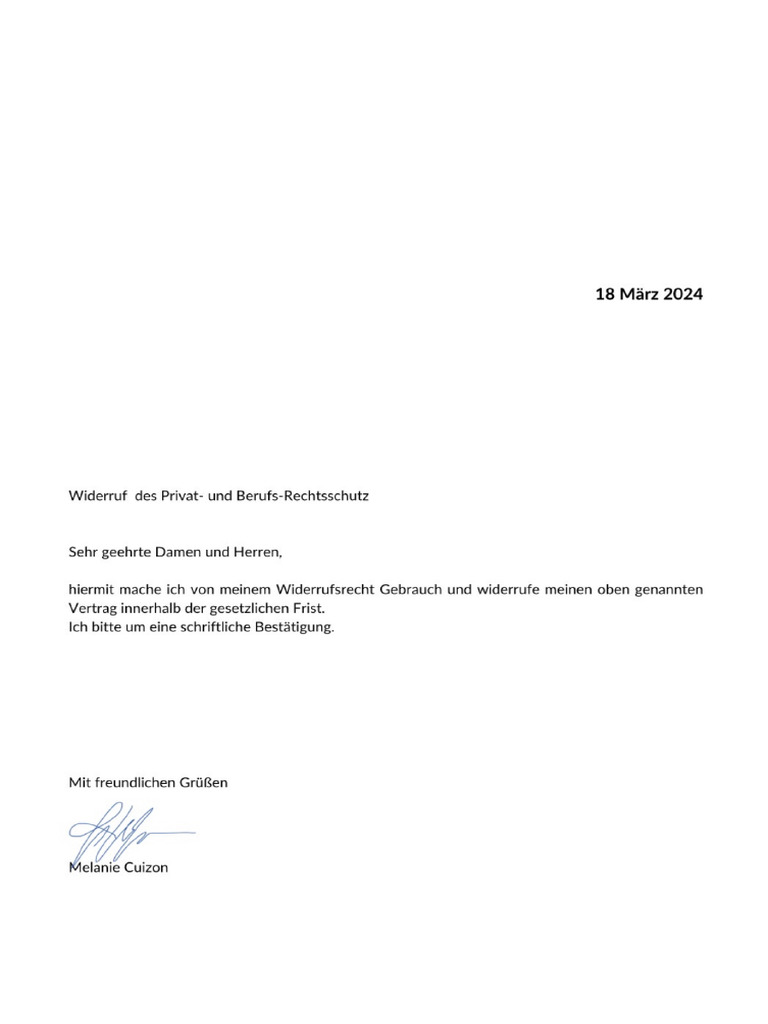 Example Letter | PDF