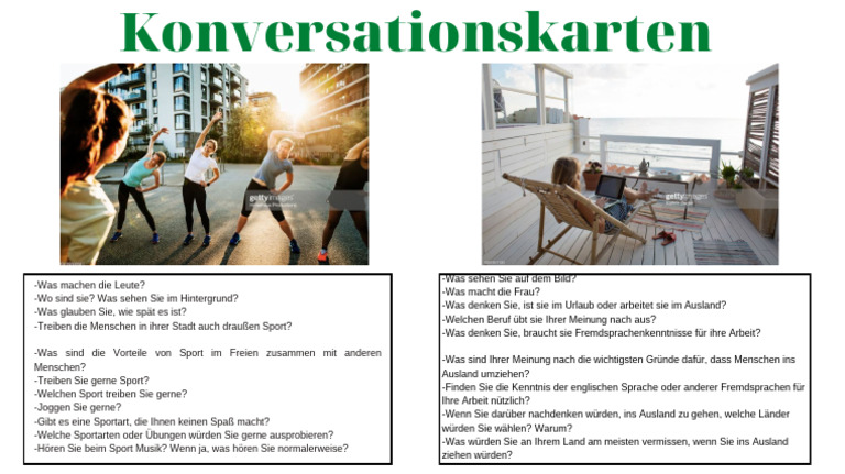 Sprechen Mit Bildern | PDF