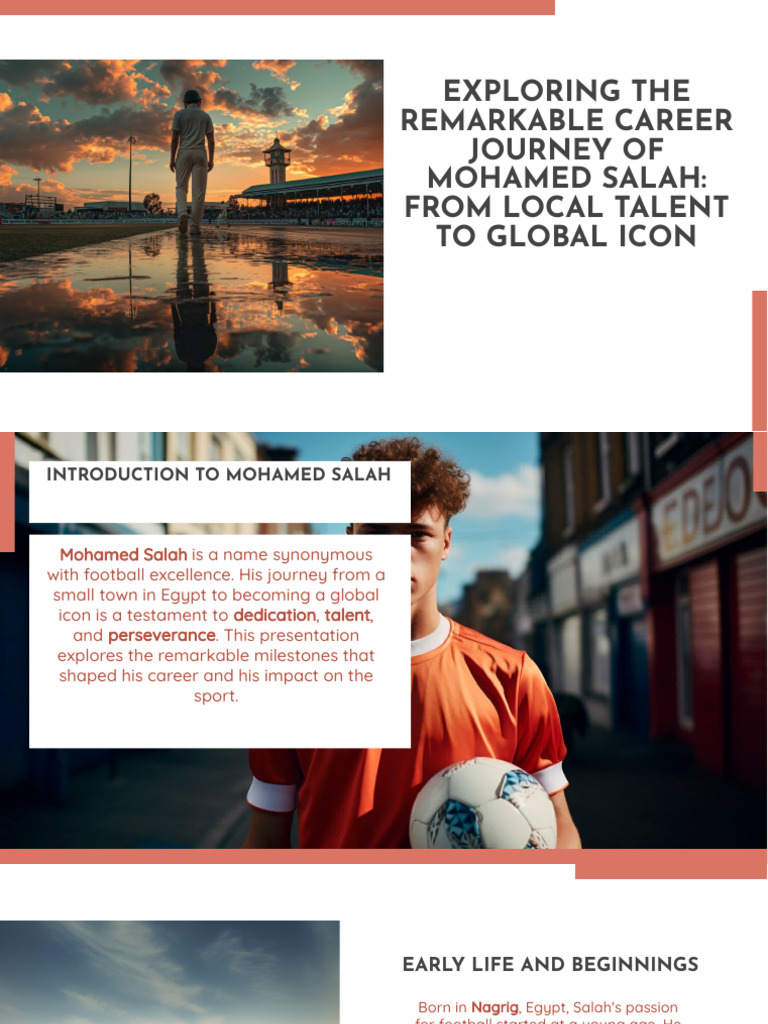 Slidesgo Exploring The Remarkable Career Journey of Mohamed Salah From ...