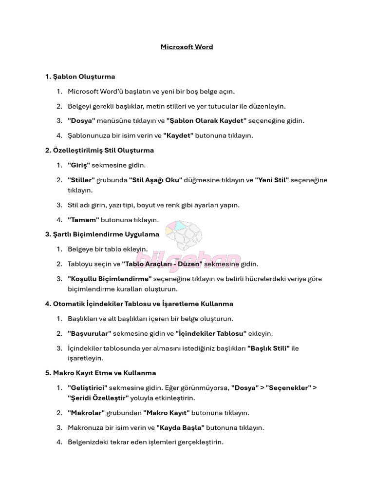 Microsoft Word Tasks 1 | PDF