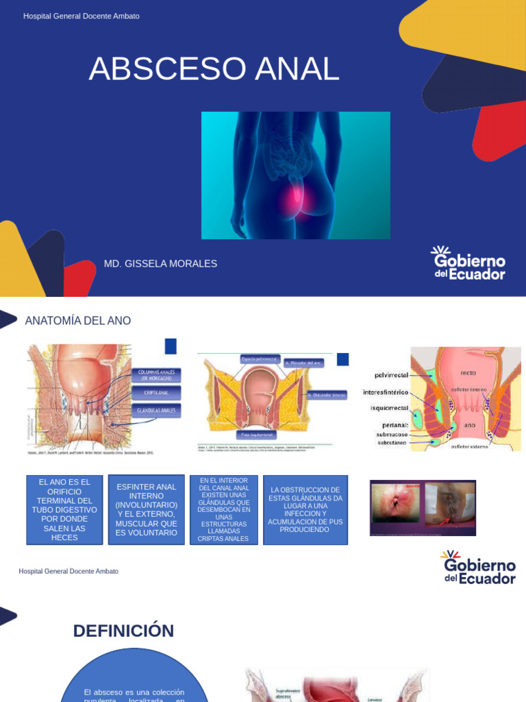 Presentación Indicaciones y Contraindicaciones de Drenaje de Absceso Anal | PDF