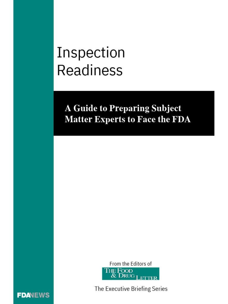 Inspection Readiness | PDF