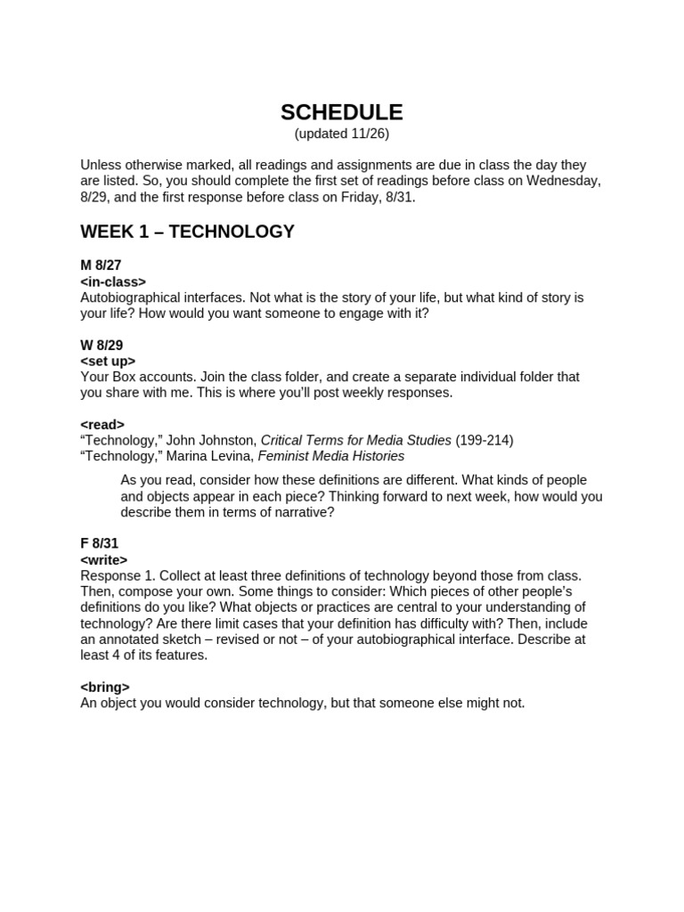 Nat Schedule 2018 | PDF