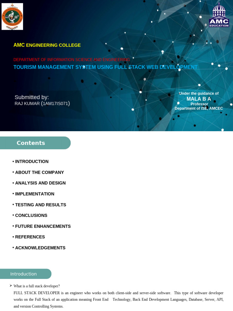 Internship PPT Raj Kumar | PDF