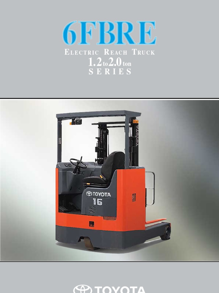 08-Toyota 6FBRE | PDF | Truck | Toyota